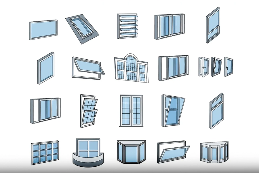 Type of Aluminum Window Frame Profile